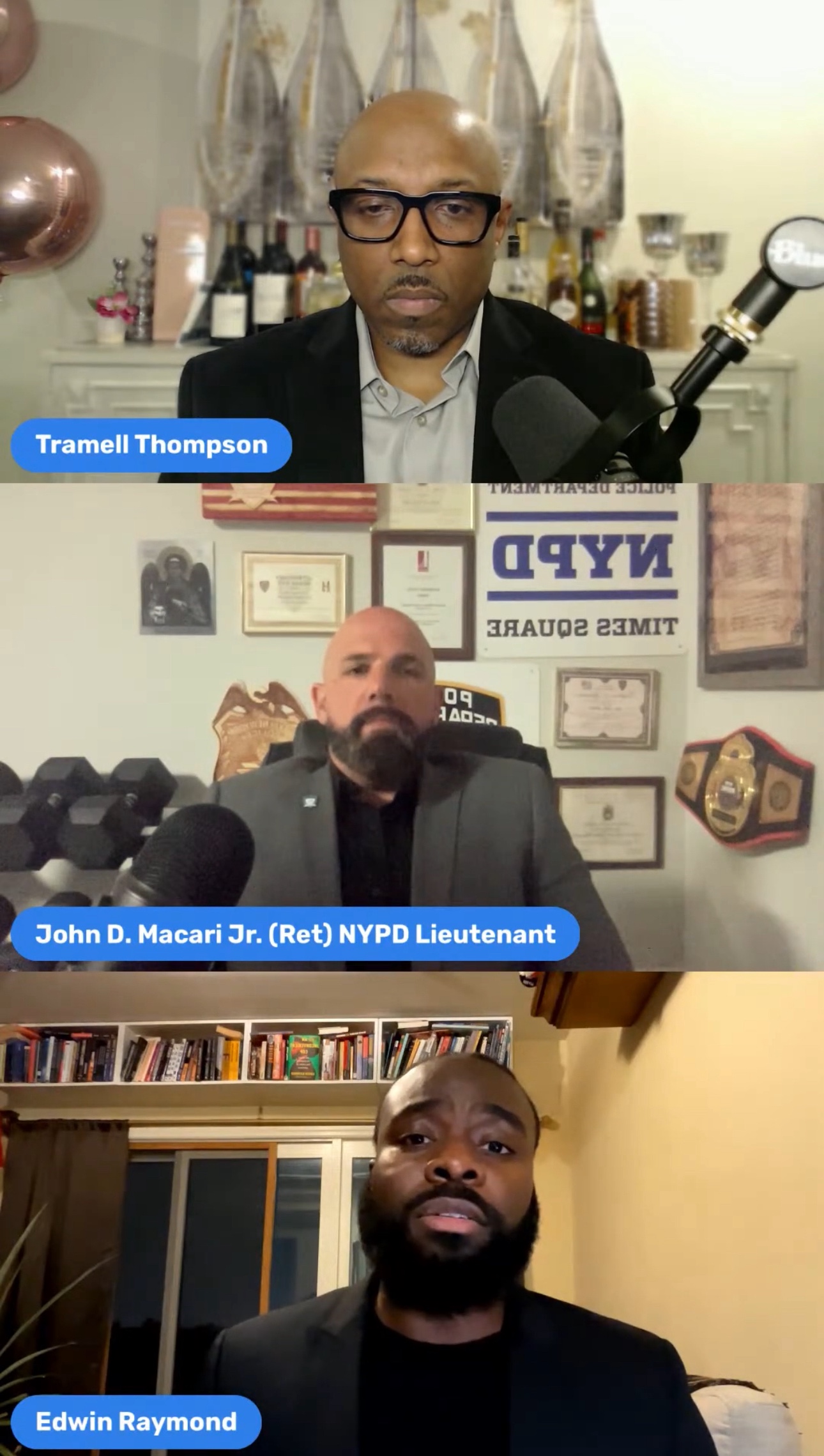 Retired NYPD Lt. Edwin Raymond & John Macari discuss OPPOSSING ...